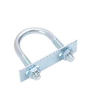 China M6 Extended Galvanized U-Bolt Steel U-Screw Tube Clamp CNC Mechanical Shafts for sale
