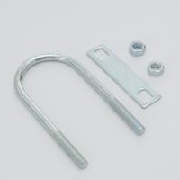 China M6 Extended Galvanized U-Bolt Steel U-Screw Tube Clamp CNC Mechanical Shafts for sale