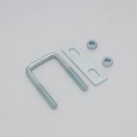 China M12 U-shaped Square Clamp Right Angle U-shaped Bolt Square Tube Clamp for sale