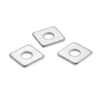 China 304 Stainless Steel Square Gasket Flat Washer M6 M20 for Curtain Wall Industrial Fasteners for sale