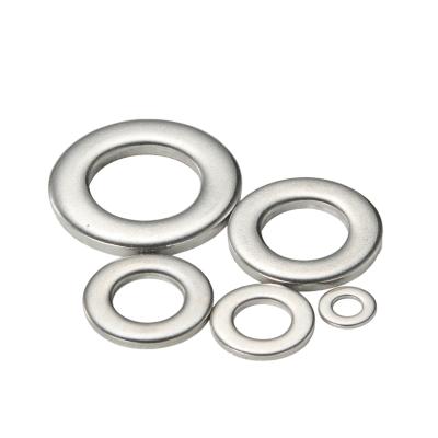 China Stainless Steel Flat Washers DIN125 M1.6-M42 SS304 SS201 SS316 Widened Thickened for sale