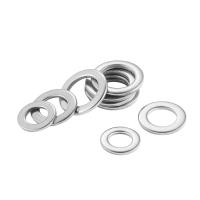 China 304 Stainless Steel Small Flat Washer GB848 M1.6 to M36 Round Washer for Industrial Fasteners for sale