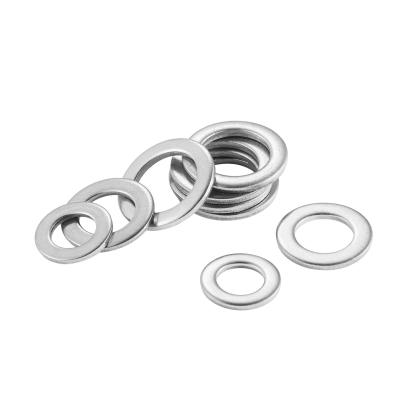 China 304 Stainless Steel Small Flat Washer GB848 M1.6 to M36 Round Washer for Industrial Fasteners for sale