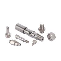 China Custom SS304 CNC Precision Parts Stainless Steel 316 Custom Pins Washers Brackets ±0.002mm Tolerance for sale