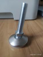 China M10X50mm Stainless Steel Sofa Legs Furniture Adjustable Leveling Swivel Feet for sale