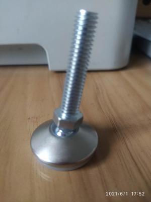 China M10X50mm Stainless Steel Sofa Legs Furniture Adjustable Leveling Swivel Feet for sale