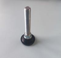 China Fixed Furniture Replacement Legs M8X45mm Leveling Swivel SS Legs For Sofa Cabinet for sale