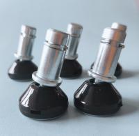 China Adjustable Heavy Duty Leveling Feet Zinc Plated With PTFE Teflon Leveler Bottom for sale