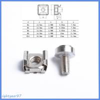 China Steel M10 Captive Nuts Standard Clip Nut Galvanized With Yellow Zinc for sale