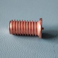 China Grade 4.8 ARC Welding Studs Thread Bolts Mill Steel Copper Plated M8X15 for sale
