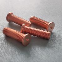 China M5x16 Arc Stud Welding Grade 4.8 Thread Bolts Mill Steel Copper Plated Studs for sale