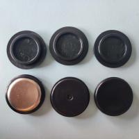 China Black Plastic Furniture Caster Cups Easy Gliding Customized For Sofas Chairs for sale