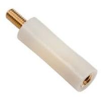 China Round Nylon Pillars Isolation Distance Bolts Brass M6 Standoff Spacer ISO 9001 for sale