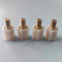 China Nylon Hex Pillar Pillar M6 Brass UL94 V-2 Isolation Distance Bolt for sale