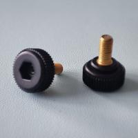 China M4X8MM Brass Knurled Thumb Screws Hand Tighten / Hand Spin Grade 4.8 8.8 10.9 for sale