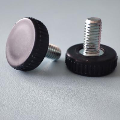 China M8X16mm Flat Head Metal Screws Hand Tighten Hand Spin Knurled Thumb Screw for sale