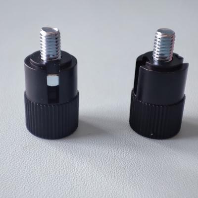China Cross Head M5 Knurled Thumb Screws M5x7mm Hand Tighten Mill Steel PA66 for sale