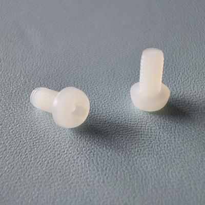 China Nylon 66 Plastic Hardware Products M4X8MM PTFE PP PPS PVC PEEK Screws for sale
