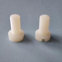 China M6X12MM Plastic Hardware Products PEEK PTFE PP PPS PVC Nylon Screws UL 94 v-2 for sale