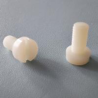 China M6X12MM Plastic Hardware Products PEEK PTFE PP PPS PVC Nylon Screws UL 94 v-2 for sale