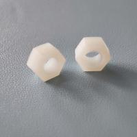 China PEEK Plastic Hardware Products PTFE PP PPS PVC Nylon M4 Hexagon Nut for sale