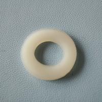 China PEEK PTFE Plastic Hardware Products PP PPS PVC Nylon 20mm Rubber Washer UL 94 V-2 for sale
