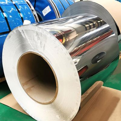 China Aisi 302 304 Mirror Stainless Steel Cold Rolled Coil 0.03mm 0.4mm 15mm 150mm for sale