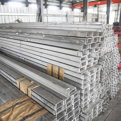 China 316L 3 Inch Brushed Stainless Steel Channel Hot Rolled C Shaped Steel for sale