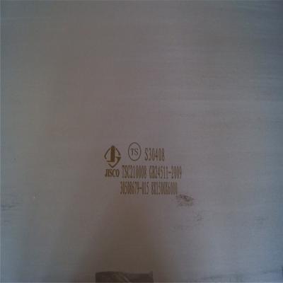 China 06Cr19Ni10 S30408 316 Stainless Steel Plate Food Industry SUS 304 ASTM Standard Plate for sale