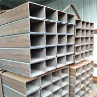 China SUS304 Stainless Steel Rectangular Pipe , 304l HL Carbon Steel Square Pipe 0.6 0.8 1.2mm for sale