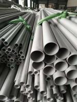 China Hot Rolled Cold Drawn Tube , AISI 304 Stainless Steel Round Tube Hairline HL NO.4 for sale
