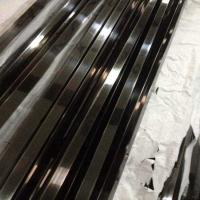 China Black Titanium Stainless Steel Tubing 2mm / 4mm Thickness Rectangular Durable for sale
