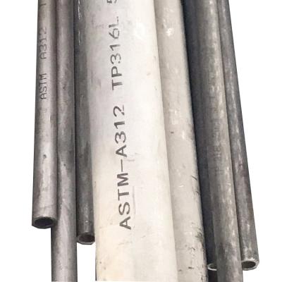 China Construction ASTM A312 TP316L Gas Oil Hot Rolled Seamless Steel Pipe for sale