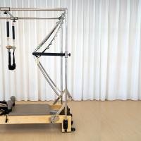 China Jaalee Wood Pilates Reformer Cadillac 2 in 1 High Rack Aerial Apparatus 3 Year Warranty for sale
