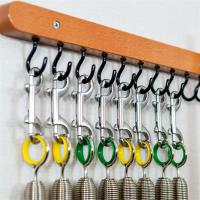 China Wood Pilates Spring Wall Unit Wall Mounted Spring Board Springboard Pilates Equipment for sale