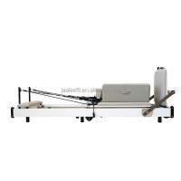 China Wooden Foldable Pilates Reformer 237x61x28cm Multifunction Home Gym Equipment for sale