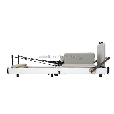 China Wooden Foldable Pilates Reformer 237x61x28cm Multifunction Home Gym Equipment for sale