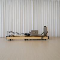 China Eco Friendly Foldable Wooden Pilates Reformer 237x61x28cm for Home Gym Space Saving for sale