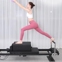 China Commercial Pilates Reformer Foldable High Load Bearing 500kg Capacity for Yoga Studio Training for sale
