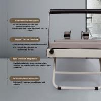 China Stainless Steel Adjustable Pilates Reformer 500 Units Capacity with Storage Box for Body Building Training for sale
