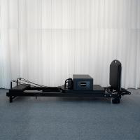 China Commercial Aluminum Pilates Reformer 2450x630x280mm with Movable Foot Bar for sale