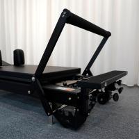 China Commercial Aluminum Pilates Reformer 2450x630x280mm with Movable Foot Bar for sale