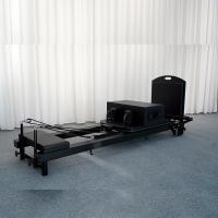 China Commercial Aluminum Pilates Reformer 2450x630x280mm with Movable Foot Bar for sale
