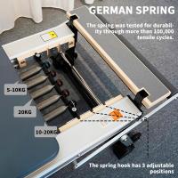 China Professional Pilates Reformer Training Equipment Customized Logo Leather Color for sale