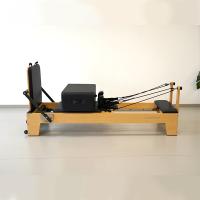 China Multifunction Portable Wood Pilates Reformer Machine 2540x680x400mm for Commercial Home Studio for sale