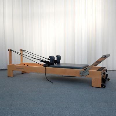 China Beech Wood Pilates Reformer Set 2250x630x300mm Durable Eco-Friendly for Studio Use for sale