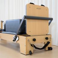 China Commercial Studio Beech Wood Pilates Reformer Bed 2250x630x300mm Fitness Center for sale