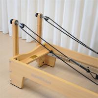 China Jaalee Wood Pilates Reformer 2250x630x300mm for Home Commercial Gym Use for sale