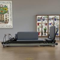 China Home Pilates Training Reformer Lightweight Flexible Wood Aluminum Alloy 2510x630x560mm for sale