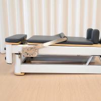 China Portable Pilates Reformer Aluminum Folding Core Bed 235x68x29cm PU for Studio for sale